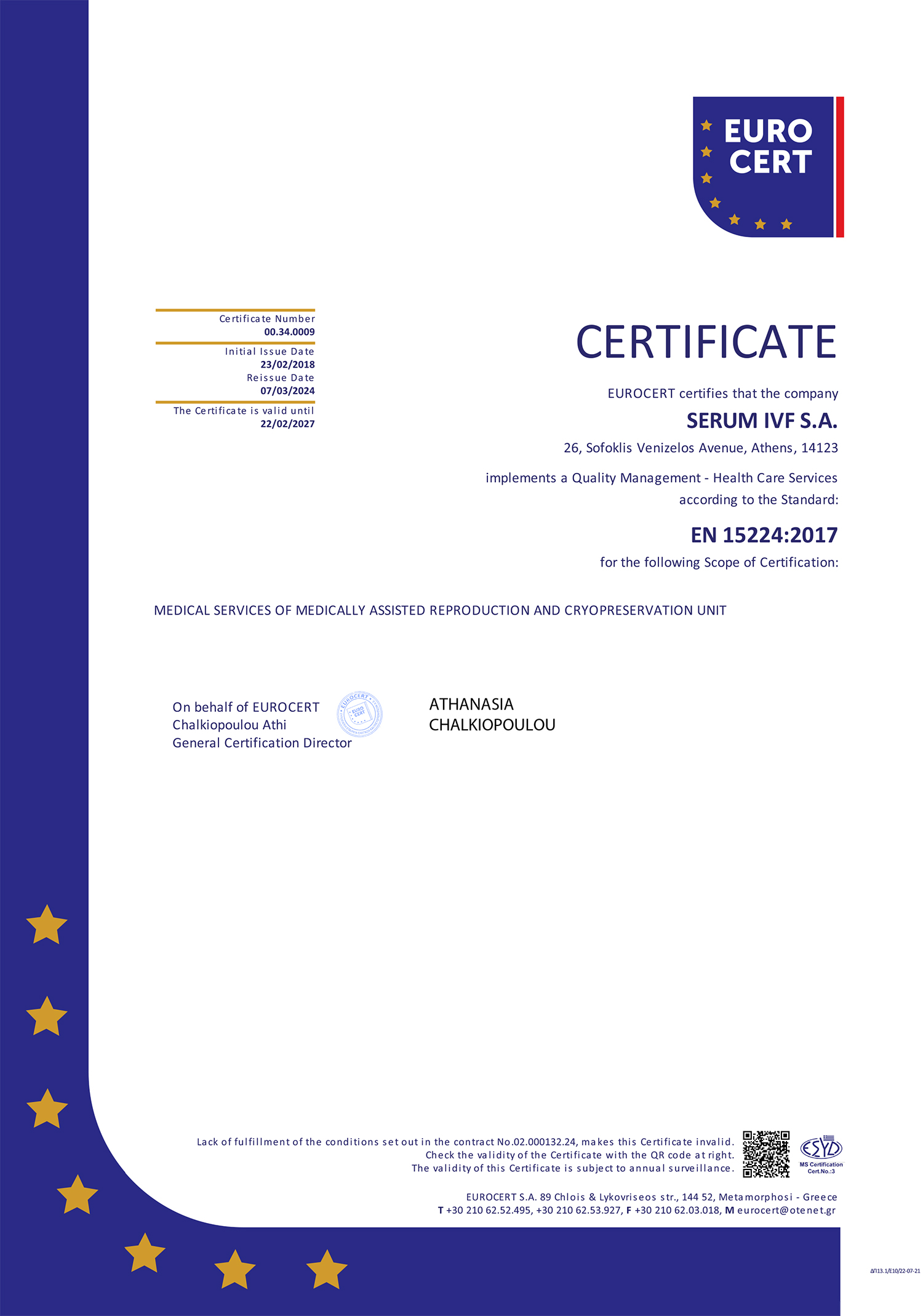 Fertility Clinic Greece - IVFSERUM - Advanced IVF Treatment Center Greece